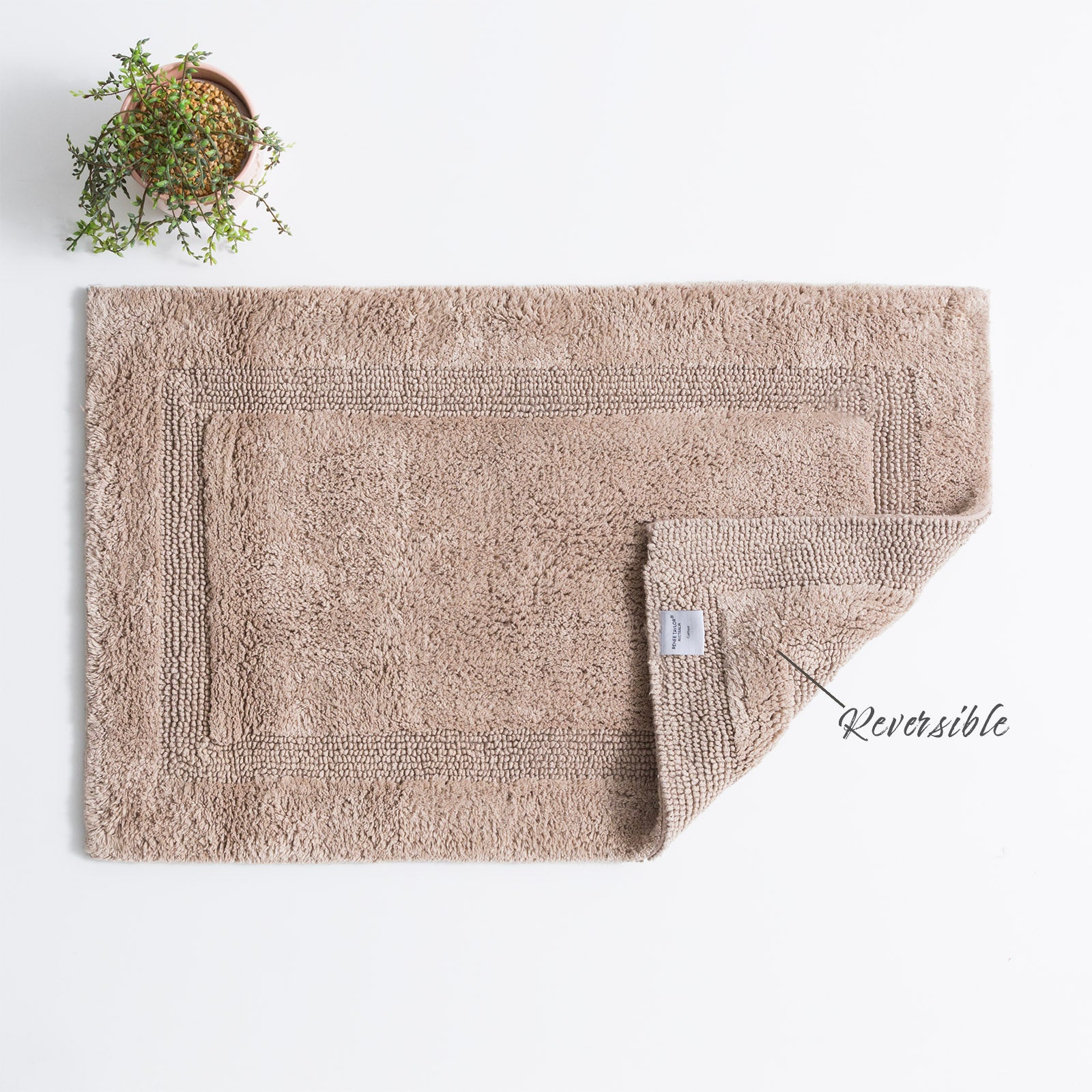 Shop Bath Mats & Shower Mats Online | Reversible Bath Mat Soho Cotton ...