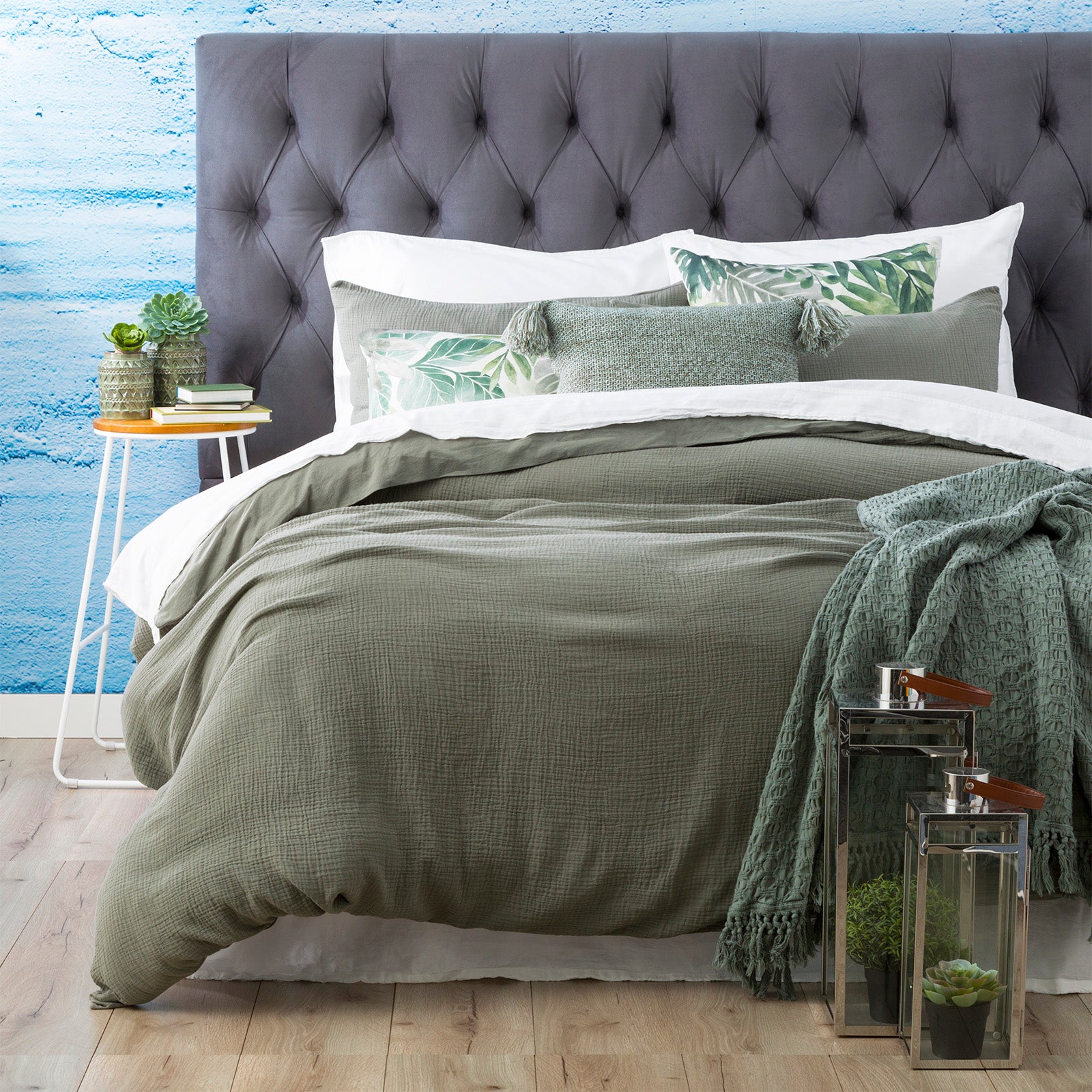 Super Soft Quilt Cover & Pillowcase | Washed Textured Quilt cover