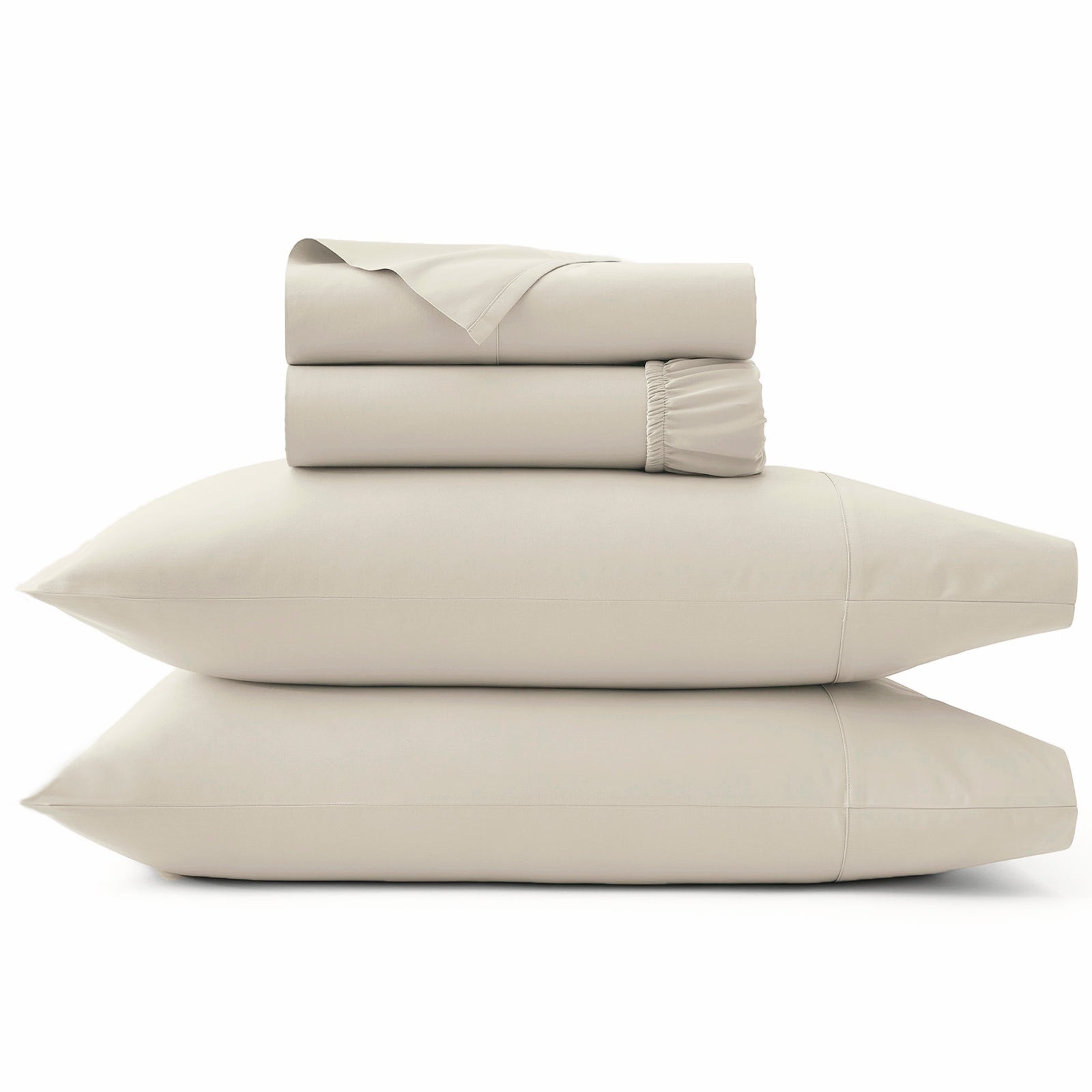 Natural Cotton Sheets 500 Thread count Sheet sets Ivory