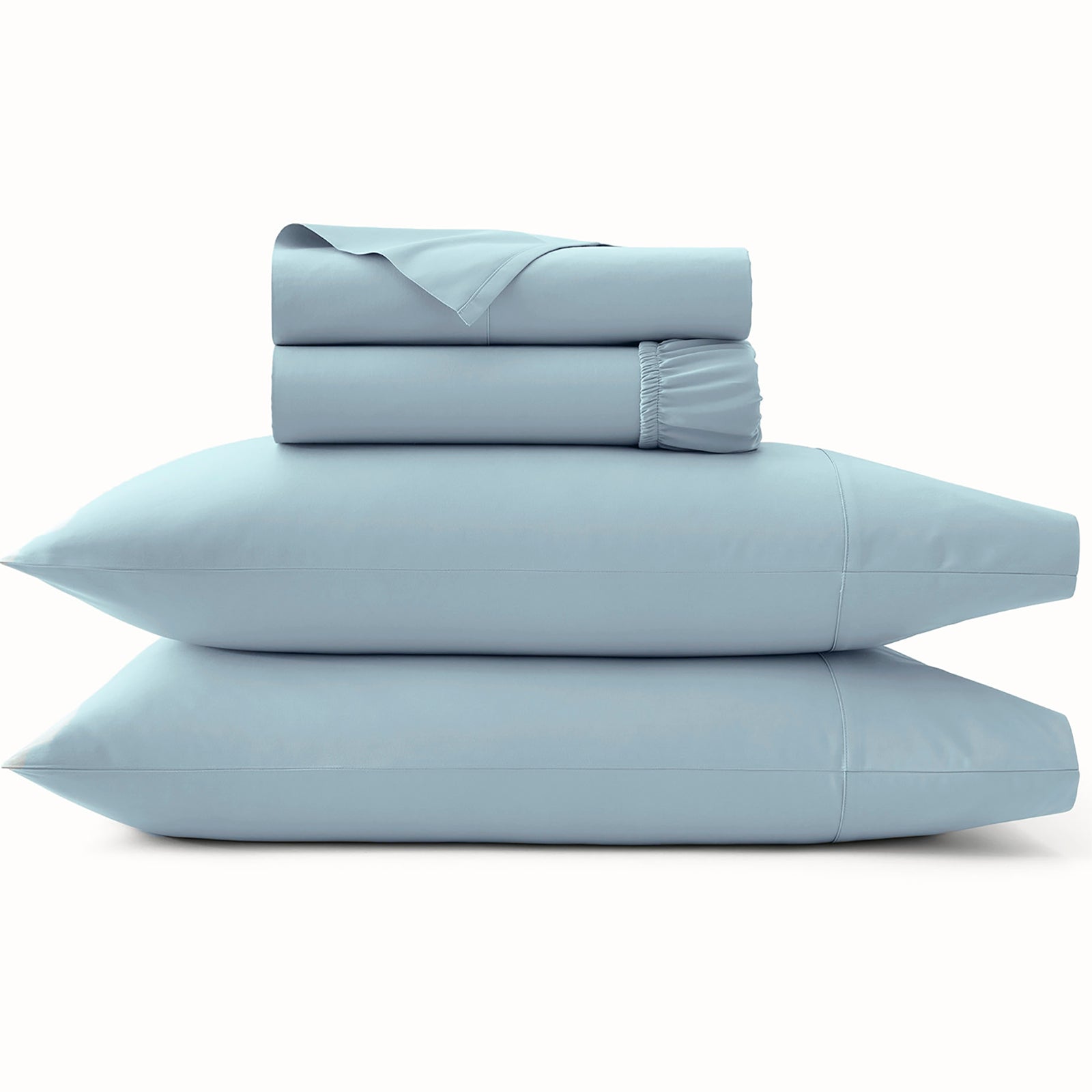 Natural Cotton Sheets 500 Thread count Sheet sets Duck Egg