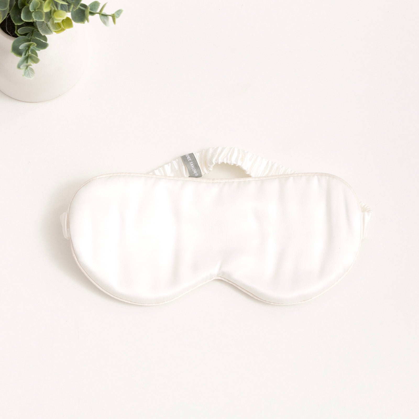 Silk Eye Mask White